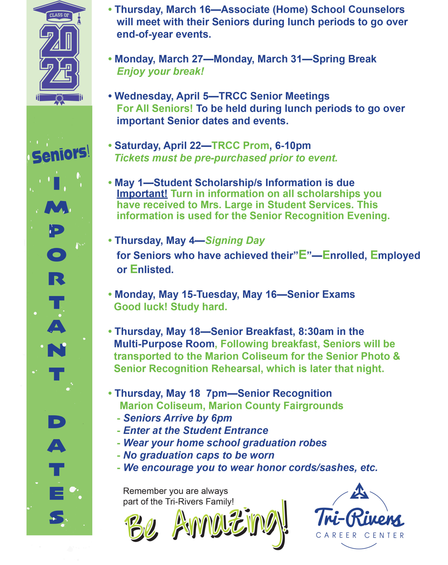 Senior Guide Book - Tri-Rivers Career Center & Center for Adult Education